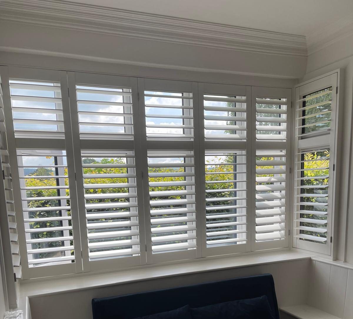 Bay Window Shutters Essex | Fitted Plantation Shutters